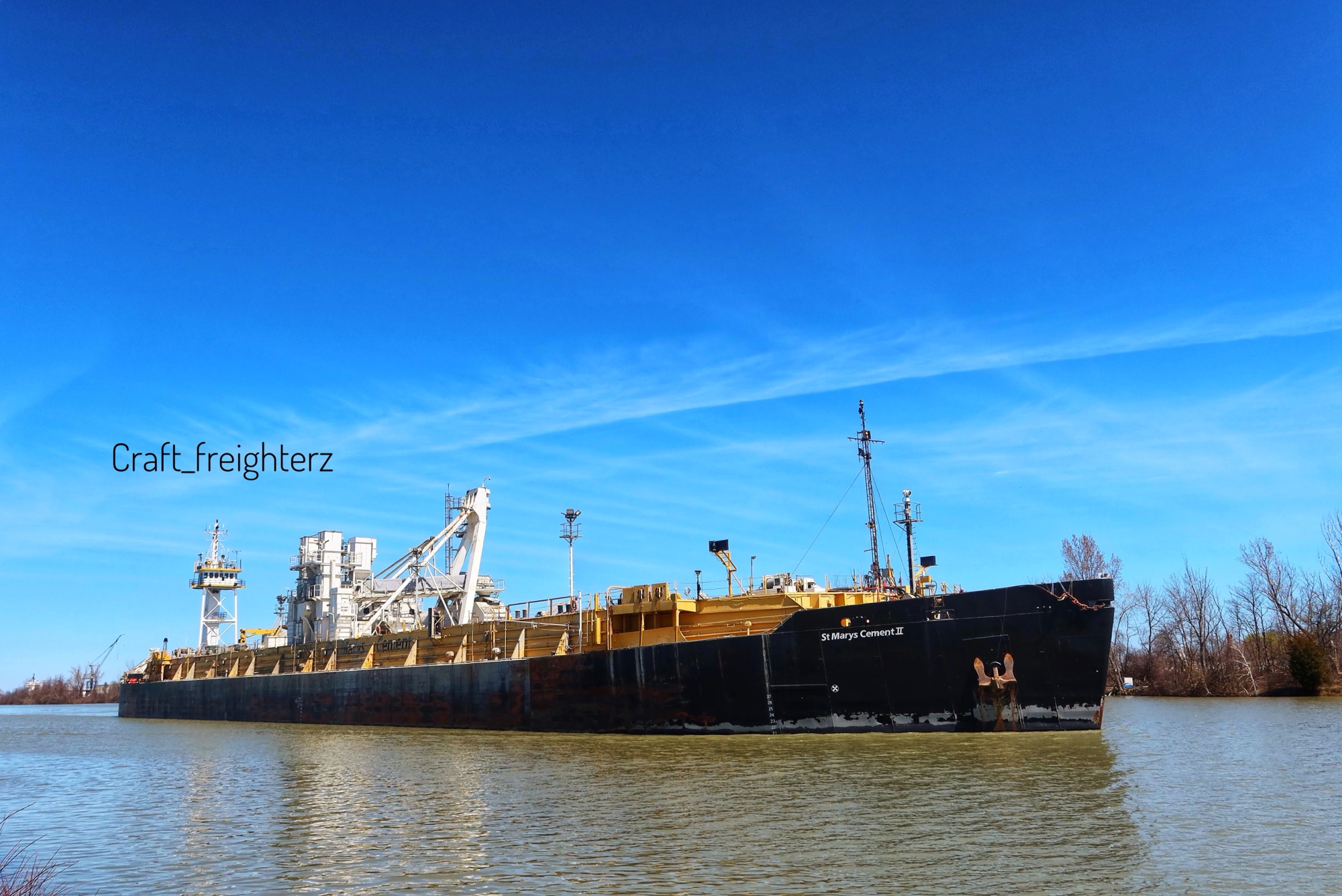 The St Marys Cement 2 with tug Sea Eagle 2. – Craft_Freighterz